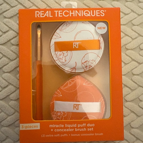 Real Techniques | Makeup | Real Techniques Vibrant Orange Makeup Set ...